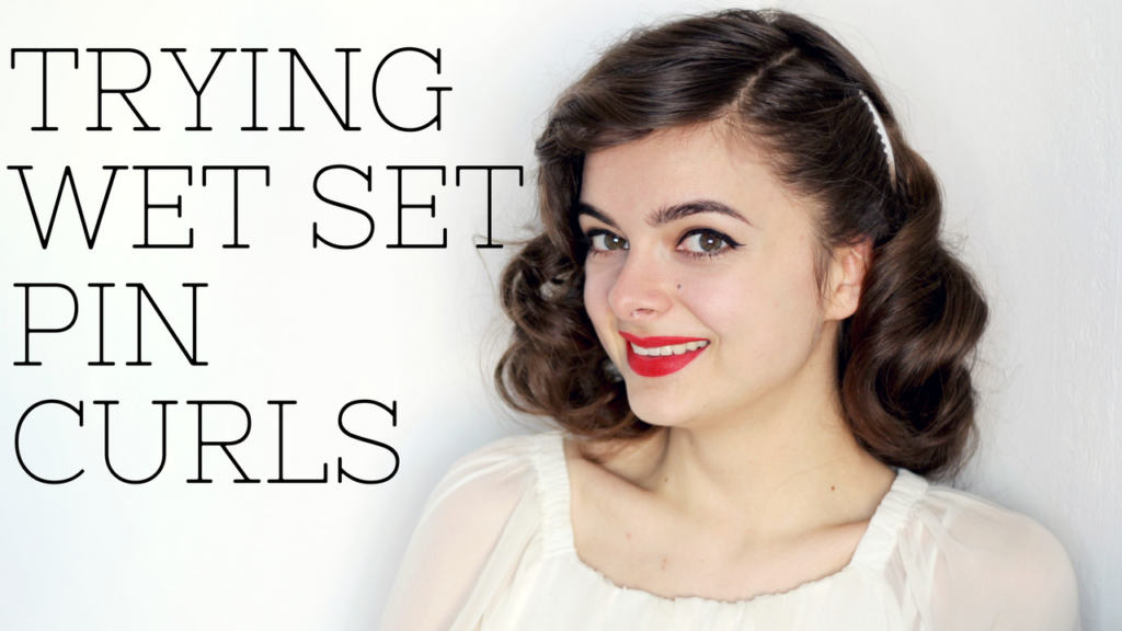 Trying Wet Set Pin Curls Loepsie